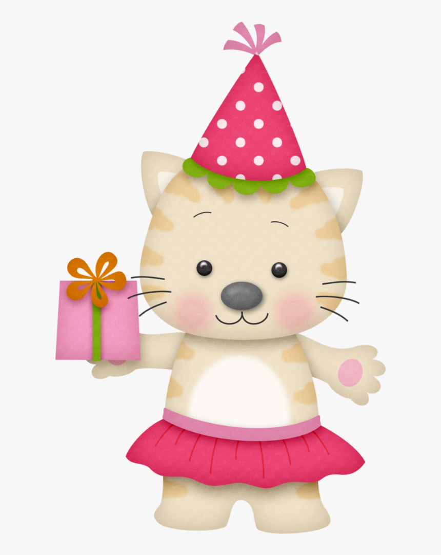 Birthday Cat Clip Art, HD Png Download , Transparent Png Image - PNGitem