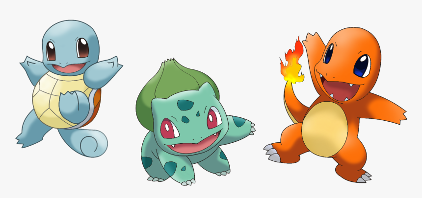 - Starter Pokemon , Png Download - Pokemon Blue Starters, Transparent ...