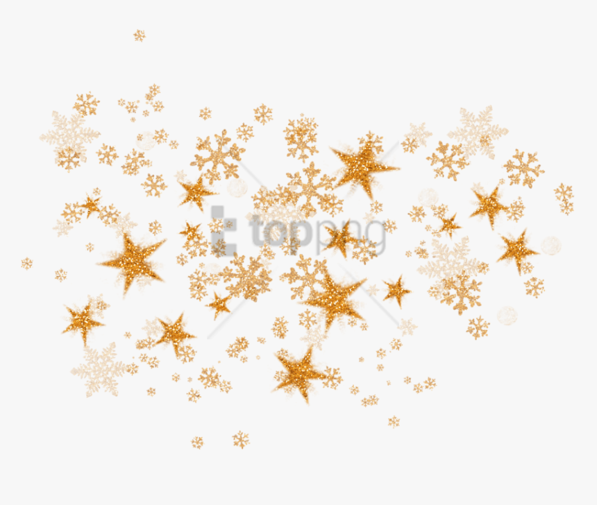 Gold Sparkle Png - Golden Snowflake Transparent Background, Png ...