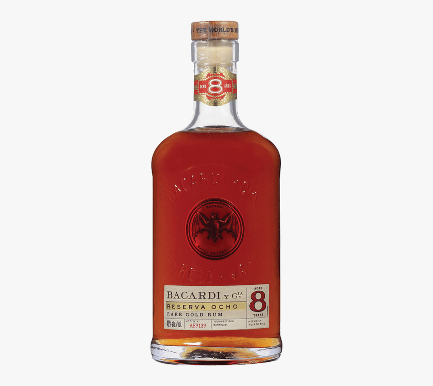 Bacardi Reserva 8 Yr - Bacardi 8 Year, HD Png Download , Transparent ...