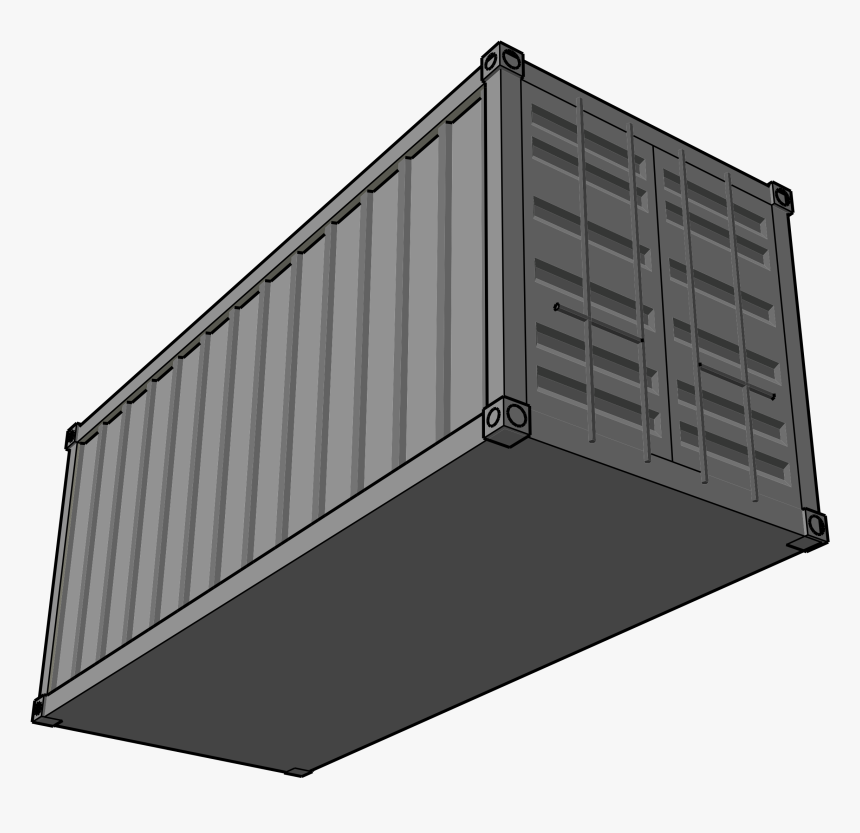 Shipping Container Clip Art, HD Png Download , Transparent Png Image ...
