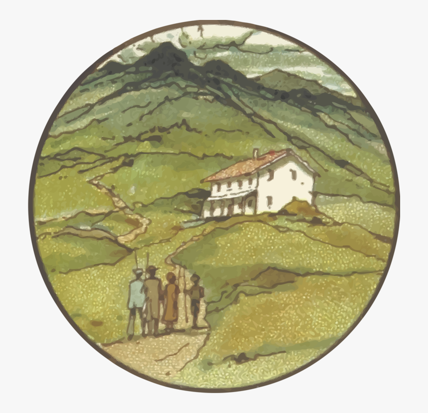 National Park,tree,hut - Circle, HD Png Download , Transparent Png ...