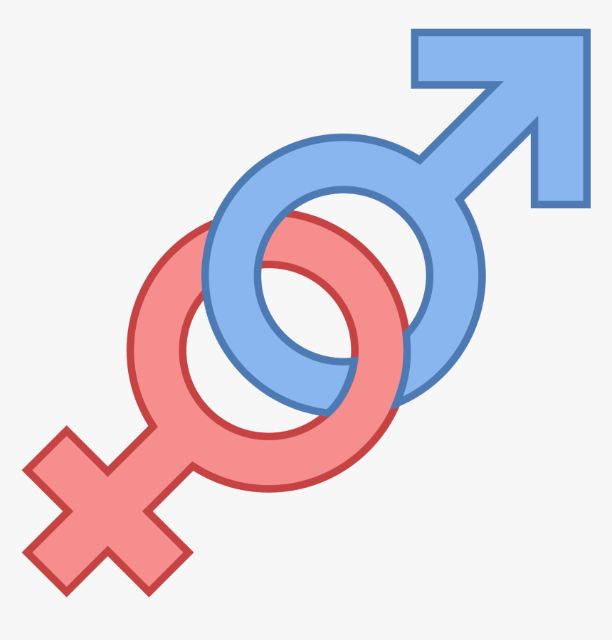 It S A Gender Icon, Represented By Two Circles, Interlocking - Minus ...