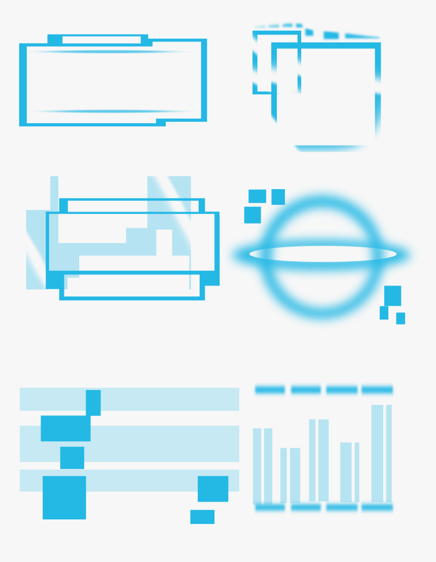 Transparent Blue Box Png - Technology Dialog Box Png, Png Download ...