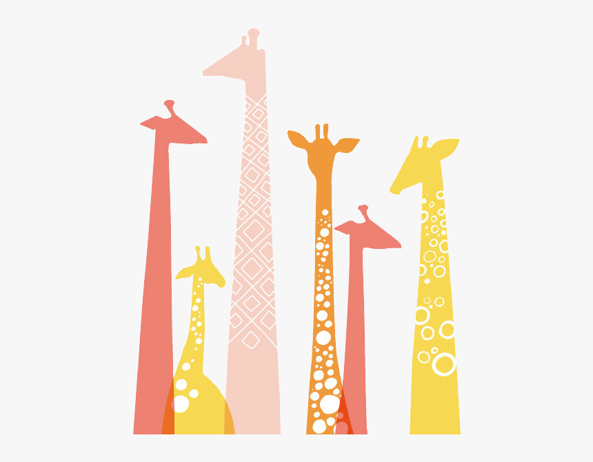 Modern Giraffe Art, HD Png Download , Transparent Png Image - PNGitem