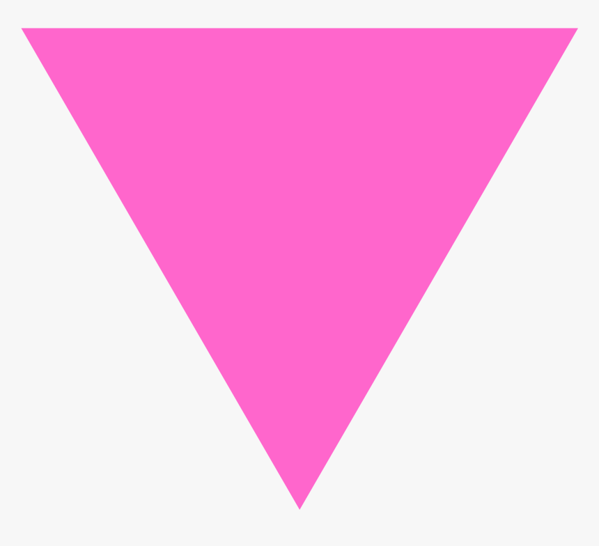 Hot Pink Triangle, HD Png Download , Transparent Png Image - PNGitem