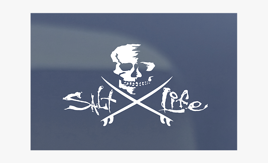 Salt Life Skull Decal, HD Png Download , Transparent Png Image - PNGitem