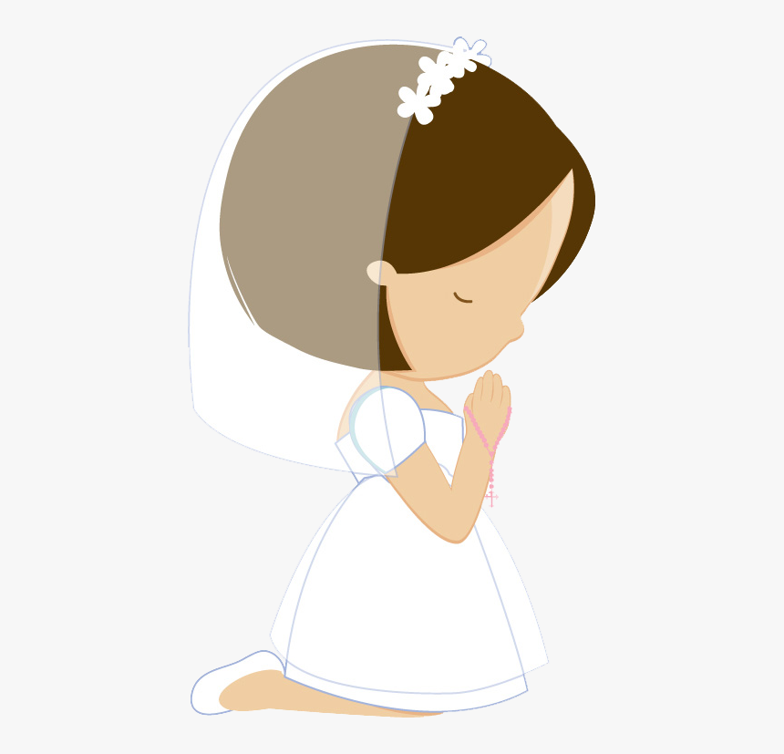 First Holy Communion Girl Clipart, HD Png Download , Transparent Png ...