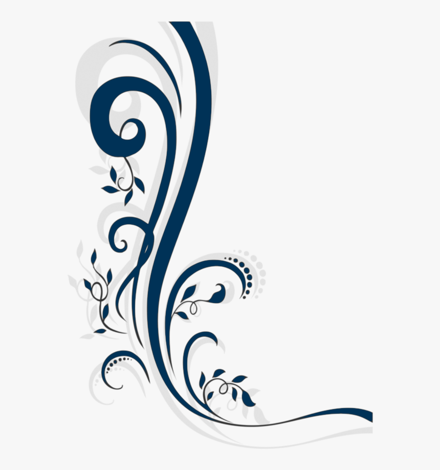 Fancy Floral Design Png, Transparent Png , Transparent Png Image - PNGitem