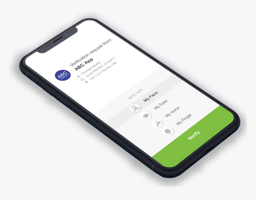 Mobile Authentication App With Verification Request - Iphone, HD Png ...