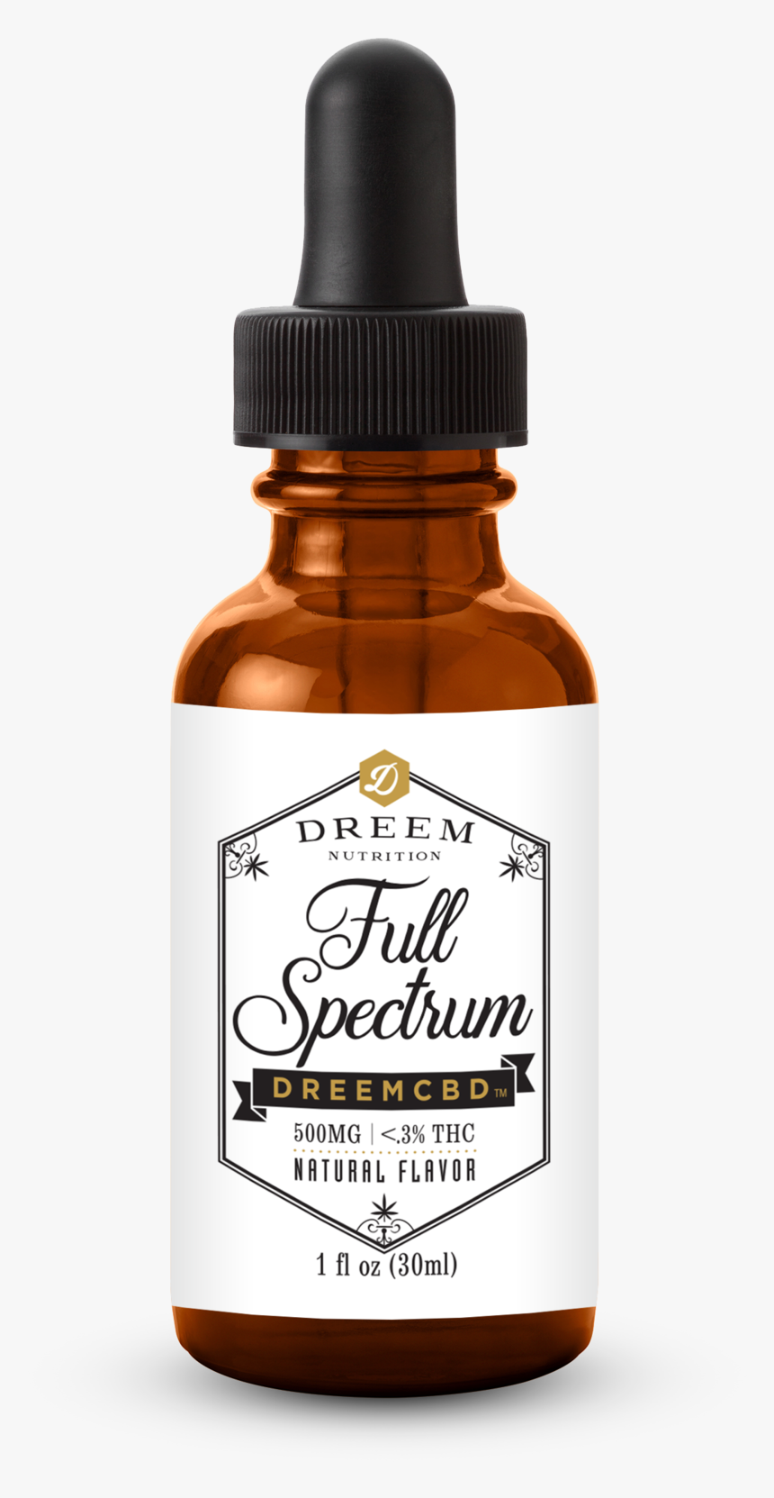 Full-spectrum - Blue Dropper Bottle White, HD Png Download ...