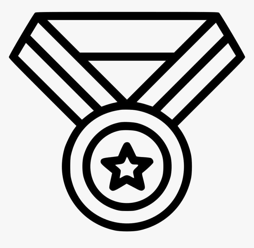 Gold Medal Clipart Black And White