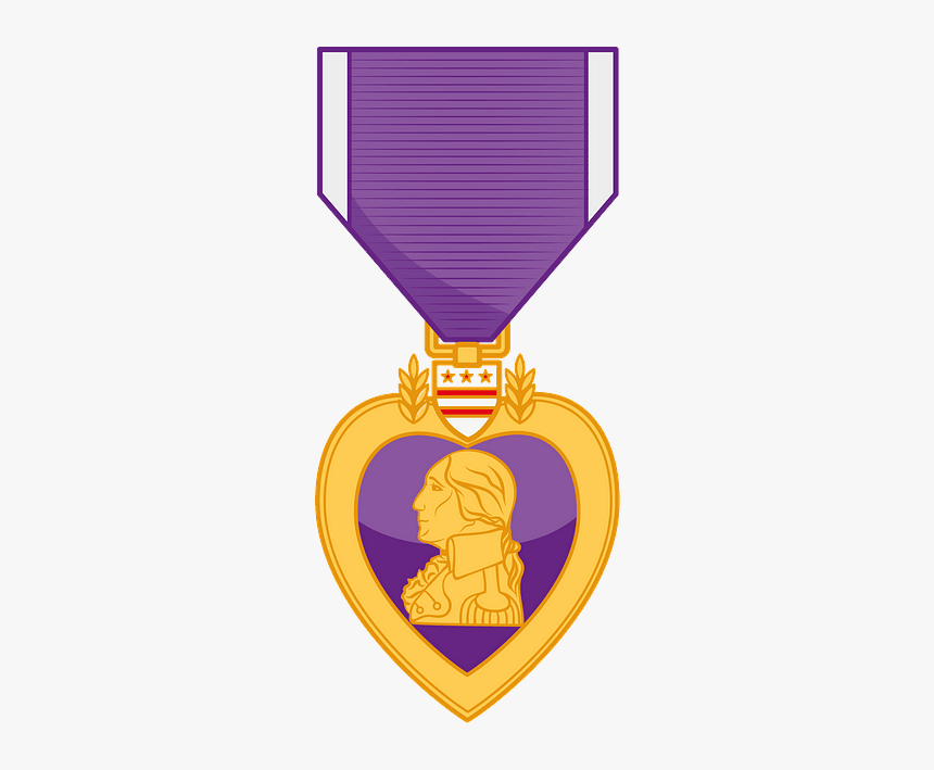 Purple Heart Vector, HD Png Download , Transparent Png Image - PNGitem