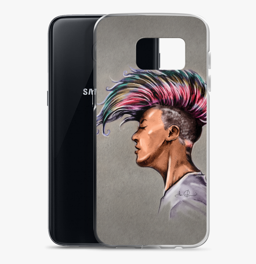 Punk Rock Colorful Girl Samsung Case - Iphone, HD Png Download ...