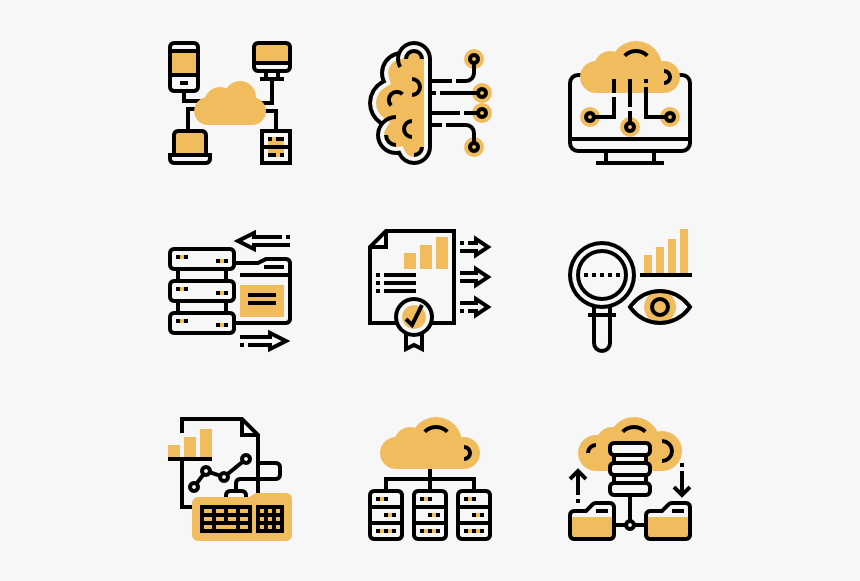 75 Big Data Icon Packs - Travel Icon Vector Png, Transparent Png ...
