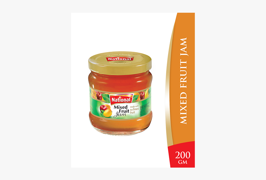 National Mix Fruit Jam - National Mixed Fruit Jam 200g, HD Png Download ...