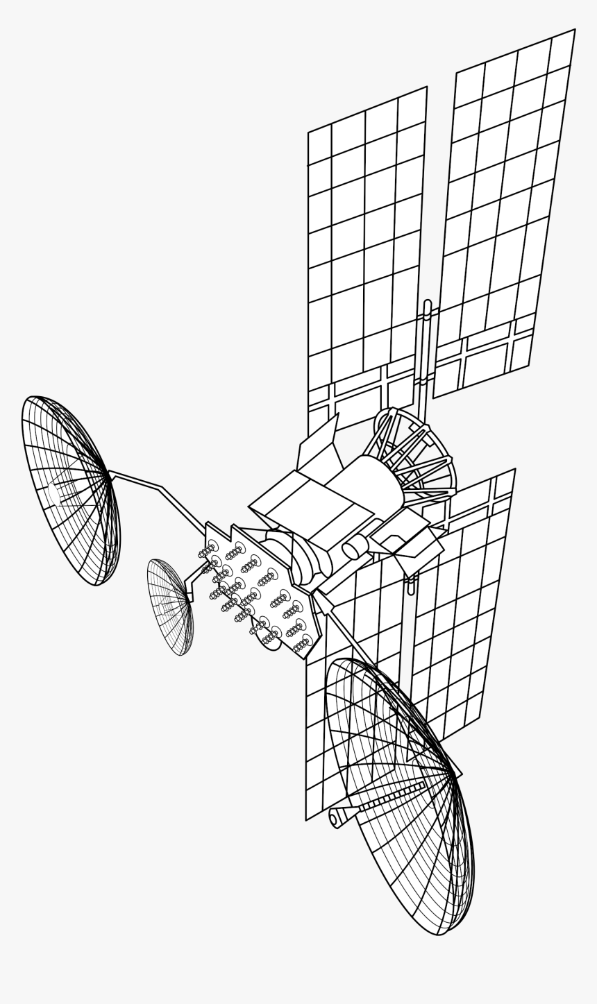 Altair Sr Relay Satellite Clip Arts - Communications Satellite Drawing ...