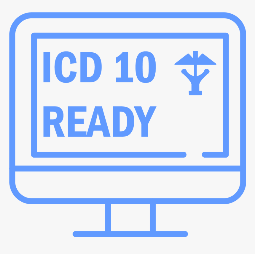 Icon Of Computer With Icd 10 Wording On Screen - Free Watch Your Head ...