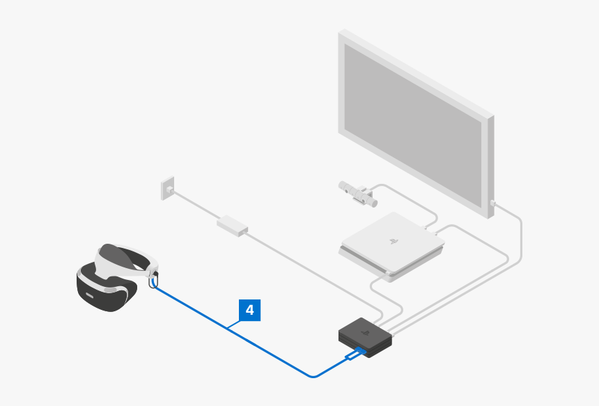 Zvr2 Setup 06 Psvr Eu - Cuh Zvr 2 Series, HD Png Download , Transparent ...