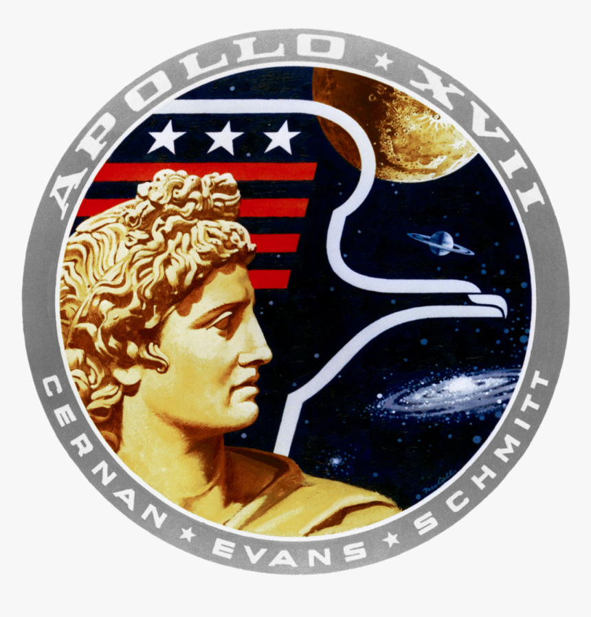 Apollo 17-insignia - Apollo 17 Mission Patch, HD Png Download , Transparent Png Image - PNGitem