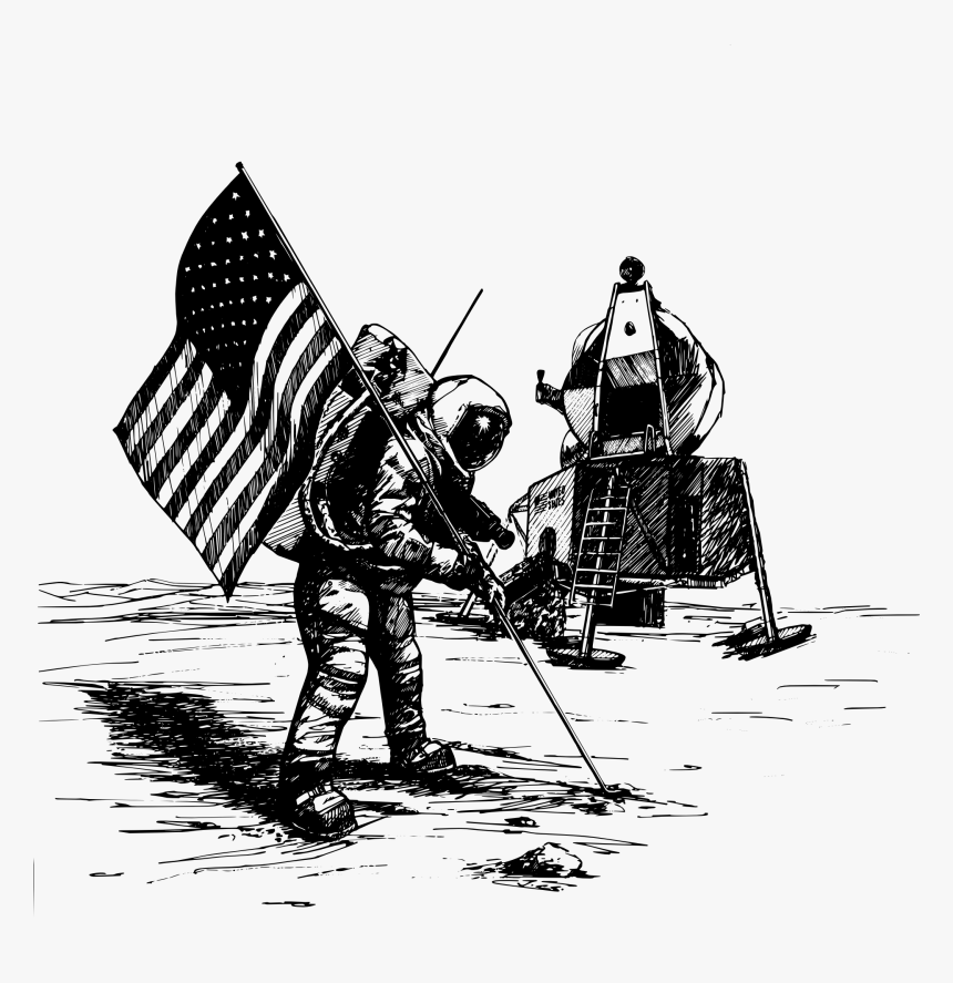 Neil Armstrong Drawing Simple