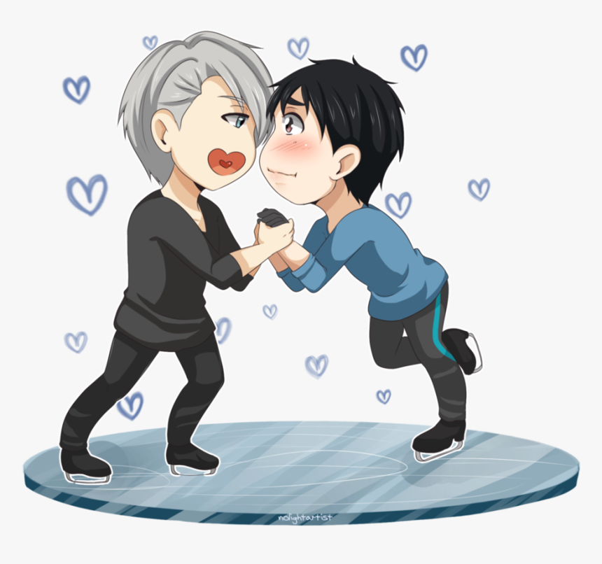 Yuri X Victor Chibi - Viktor And Yuri Chibi, HD Png Download ...