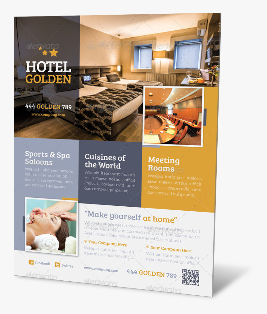 Guest House Flyer Design, HD Png Download , Transparent Png Image - PNGitem