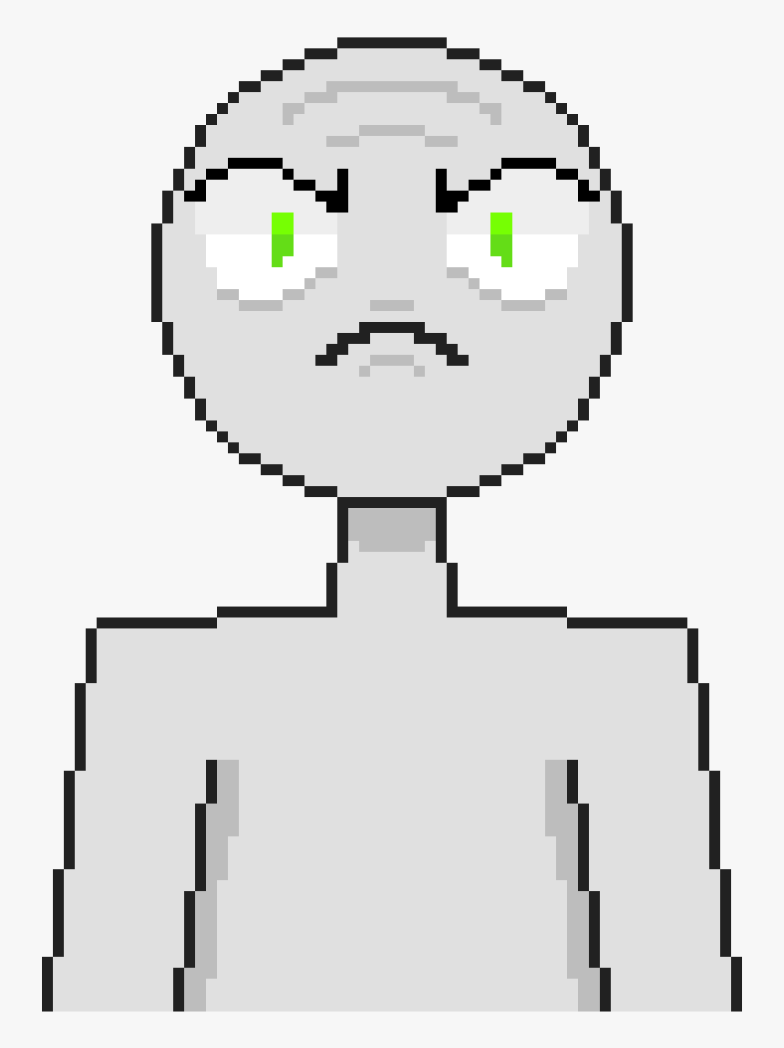 Angry Guy Png - Smile Pixel Art, Transparent Png , Transparent Png ...