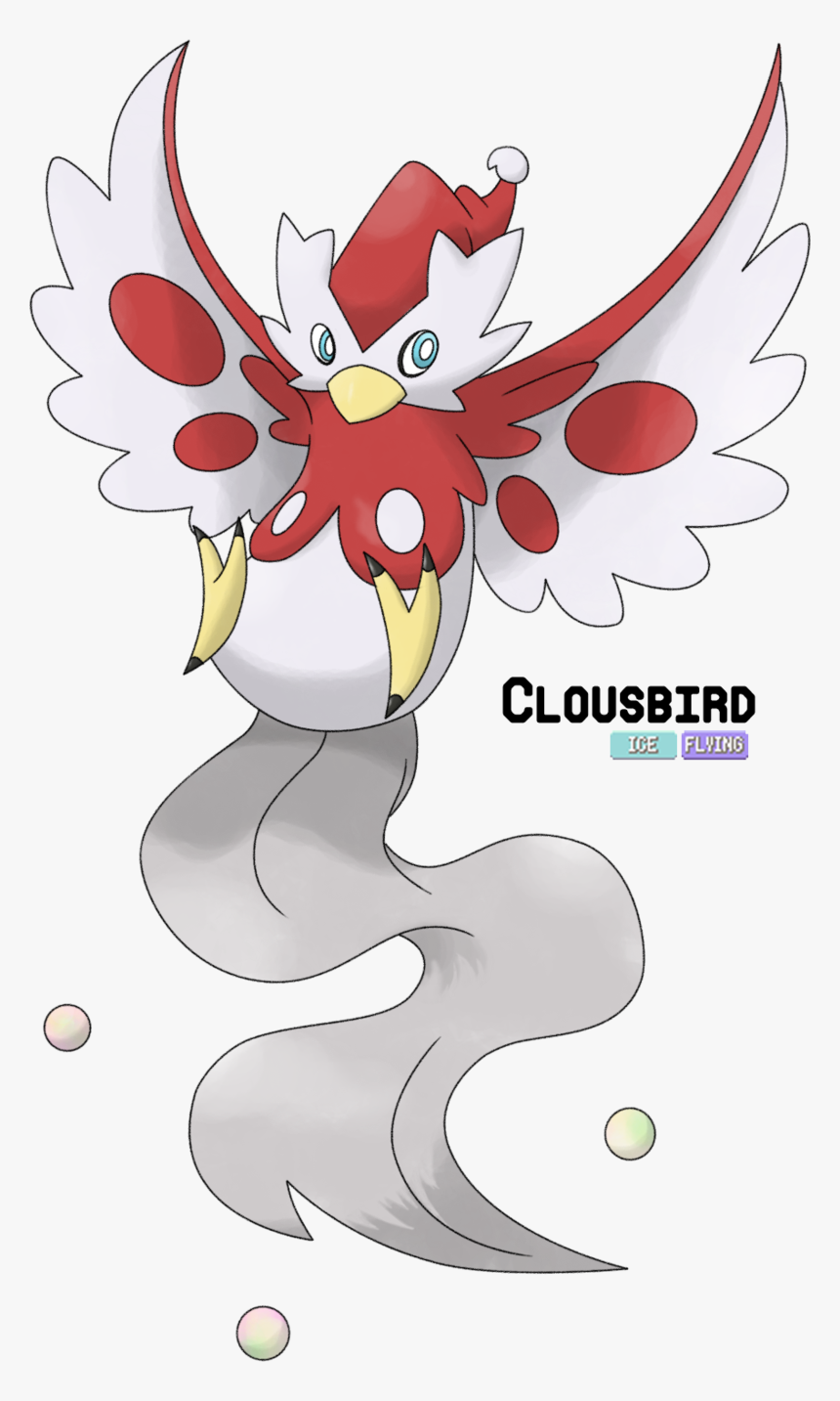 Delibird Evolution Fan Art, HD Png Download , Transparent Png Image ...