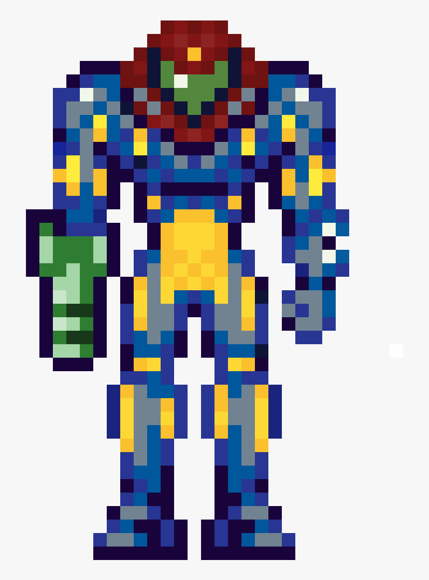 Metroid Fusion Pixel Art, HD Png Download , Transparent Png Image - PNGitem