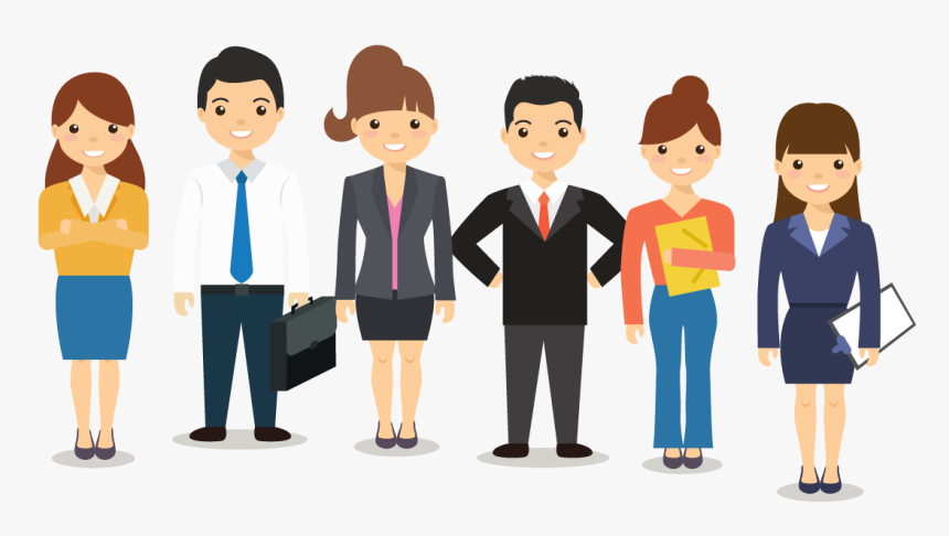 Happy Workers Png - Team From Different Backgrounds, Transparent Png ...