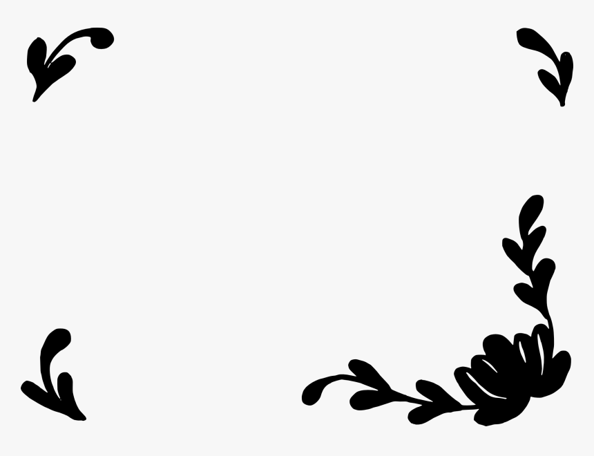 Design Frame Black And White, HD Png Download , Transparent Png Image ...