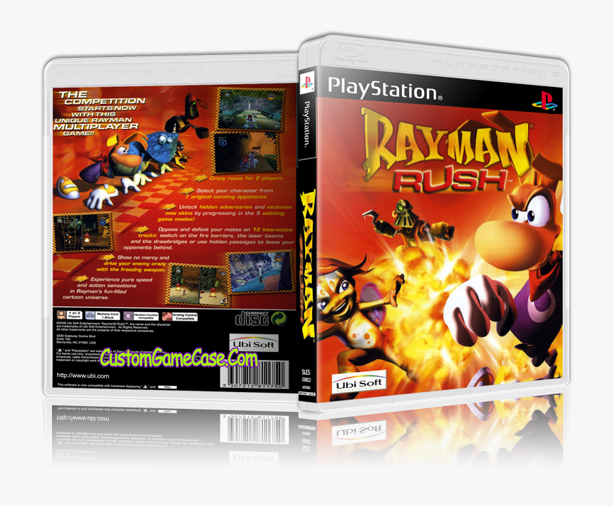 Sony Playstation 1 Psx Ps1 - Rayman Rush Ps1 Cover, HD Png Download ...