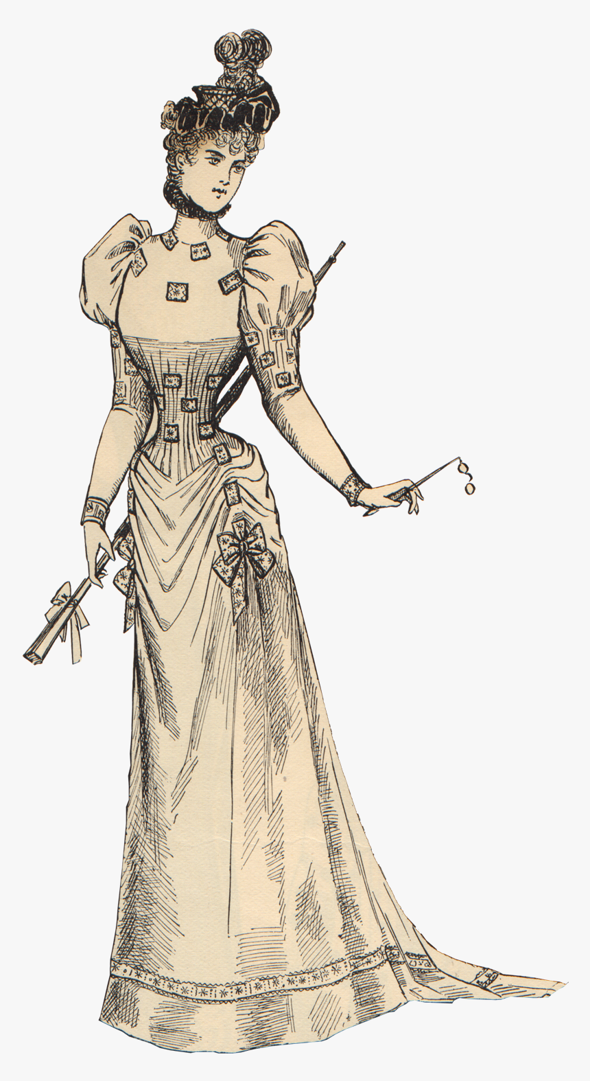 Victorian Woman Clipart