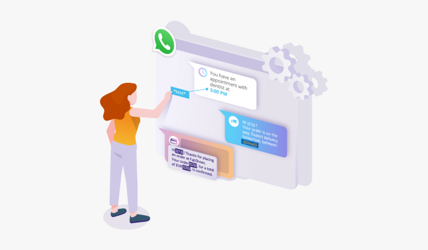 Message Templates - Cartoon, HD Png Download , Transparent Png Image ...