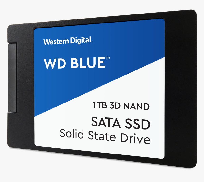A Terabyte Western Digital Sol - Wd Blue 1tb Nand Ssd, HD Png Download ...