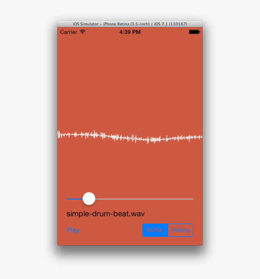 Play Waveform Audio On Iphone, HD Png Download , Transparent Png Image ...
