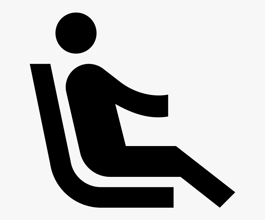 No Steering Wheel Driver Icon - Reclining Seat Icon Png, Transparent ...