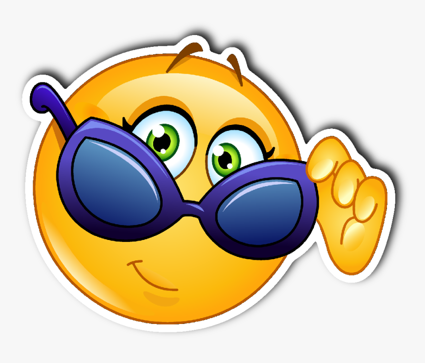 Sunglasses Smiley Emoji, HD Png Download , Transparent Png Image - PNGitem