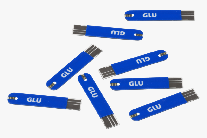 Glucose Test Strips Blue - Glucose Test Strips Png, Transparent Png ...