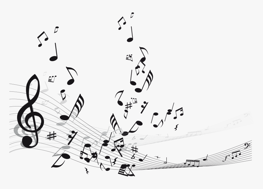 Clip Art Musical Note Vector Graphics Staff - Some Beautiful Lines On ...