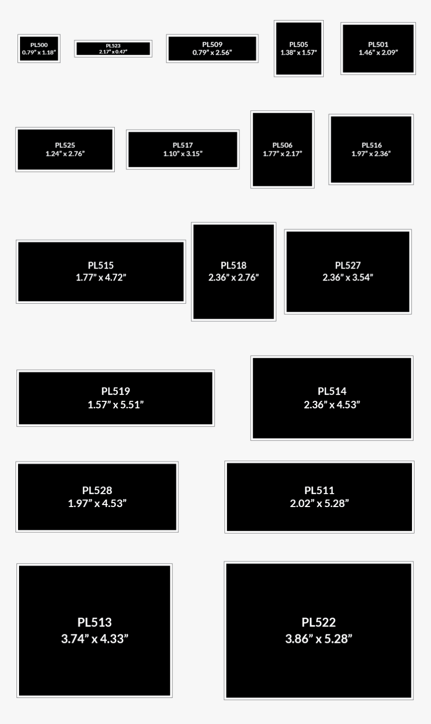 Pewter Labels Square Corner Rectangles - Parallel, HD Png Download ...