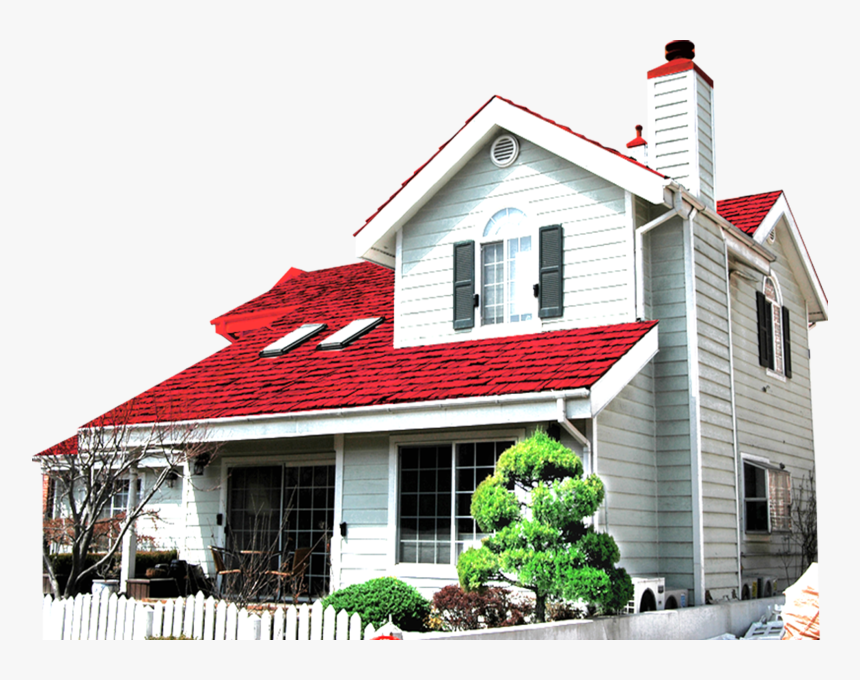 House With Red Roof, HD Png Download , Transparent Png Image - PNGitem