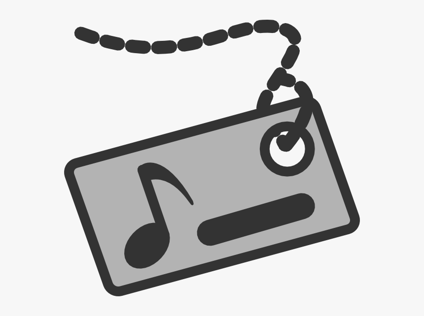 Music Id Card Svg Clip Arts - Name Tag Musik, HD Png Download ...
