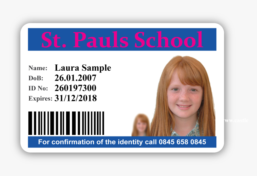 Primary School Id Card Sample - School I Card Sample, HD Png Download ...