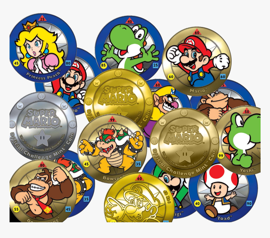 Super Mario Official Challenge Mint Coin, HD Png Download , Transparent ...
