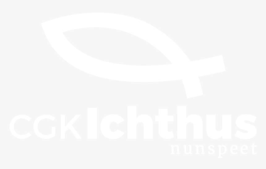 Cgk Ichthus Logo Wit - Poster, HD Png Download , Transparent Png Image ...