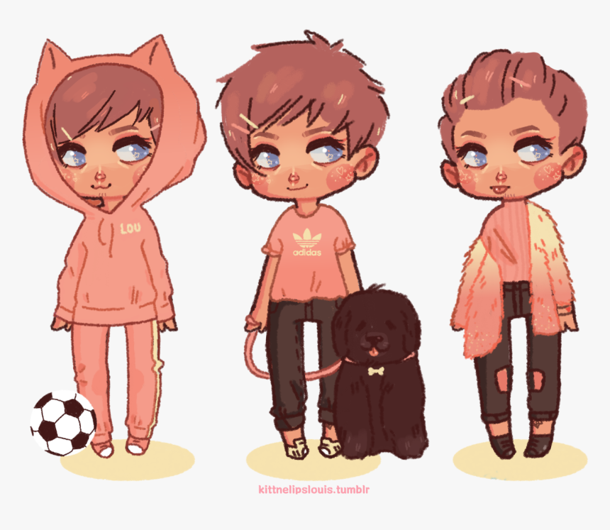 Pink Lou Ootd 💖💖 Redbubble / Twitter @daintylouis - Cartoon, HD Png ...