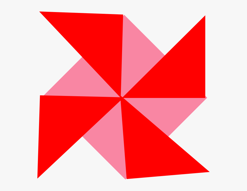 Red Pinwheel Vector - Vector Pinwheel Png, Transparent Png ...