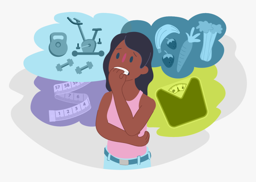 Warning Signs Of Anorexia Clipart - Eating Disorders, HD Png Download ...